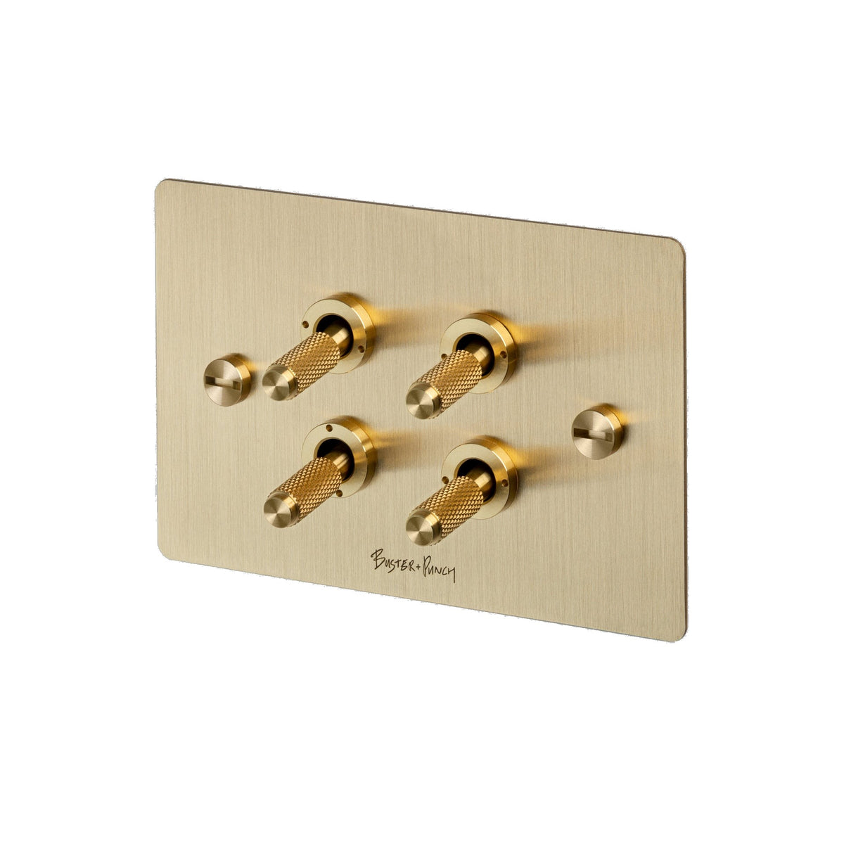 4G Toggle Switch / with logo / Brass – Spiggy
