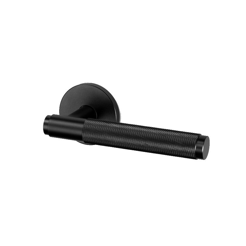 UK Door Handle / Cross / Black – Spiggy