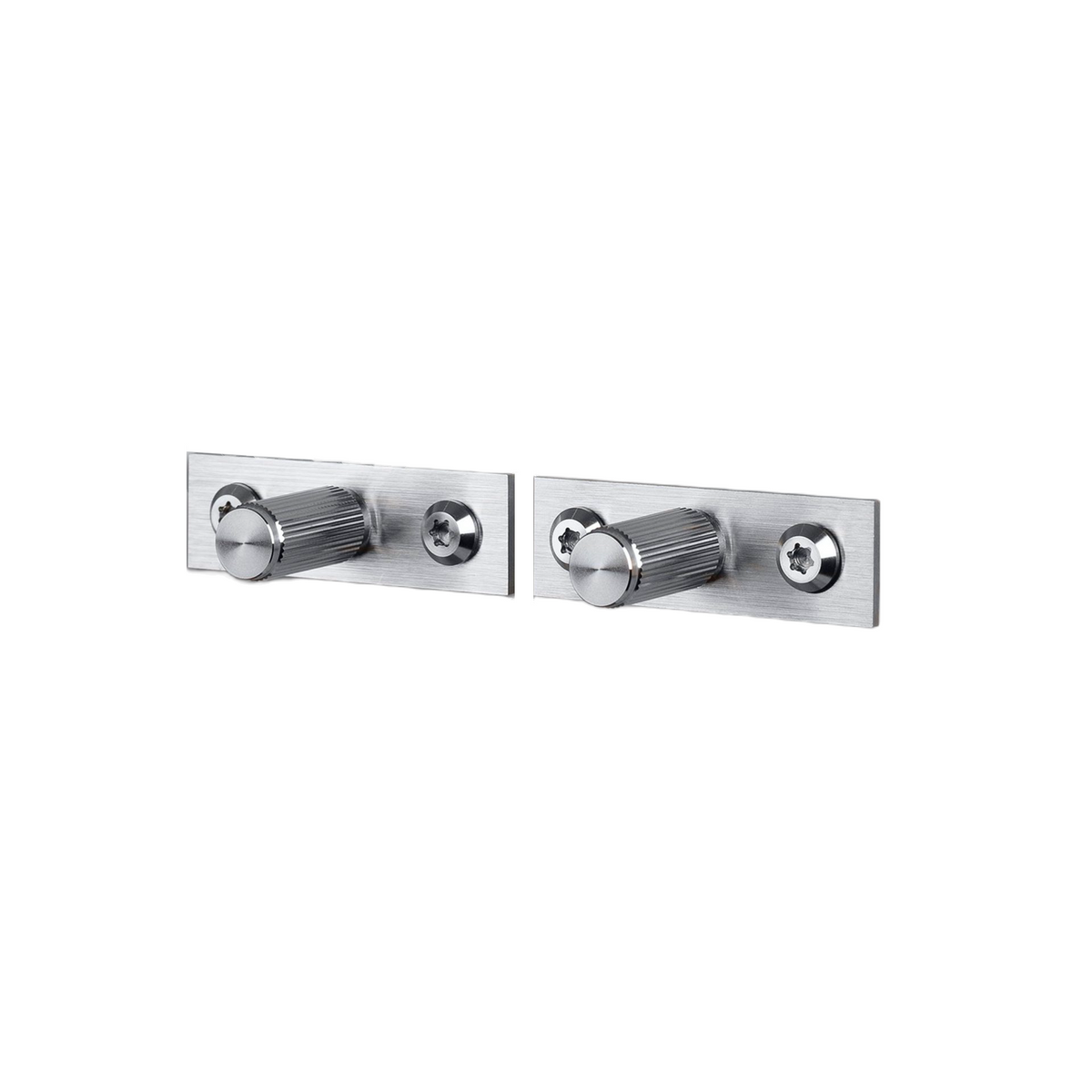 Furniture Knob / Linear / Plate / Steel - (Pack of 2) – Spiggy